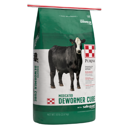 Purina Safe-Guard Cattle Cube Dewormer - Arcola Feed