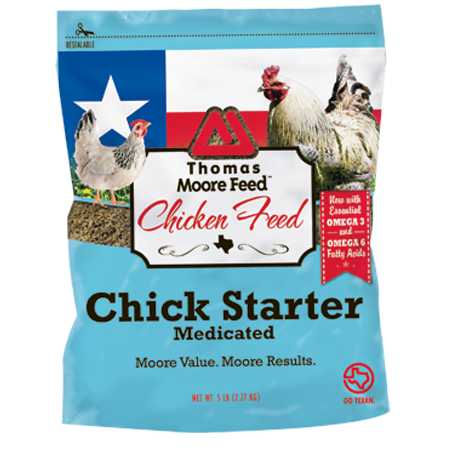 Thomas Moore Chick Starter - Medicated - Arcola Feed