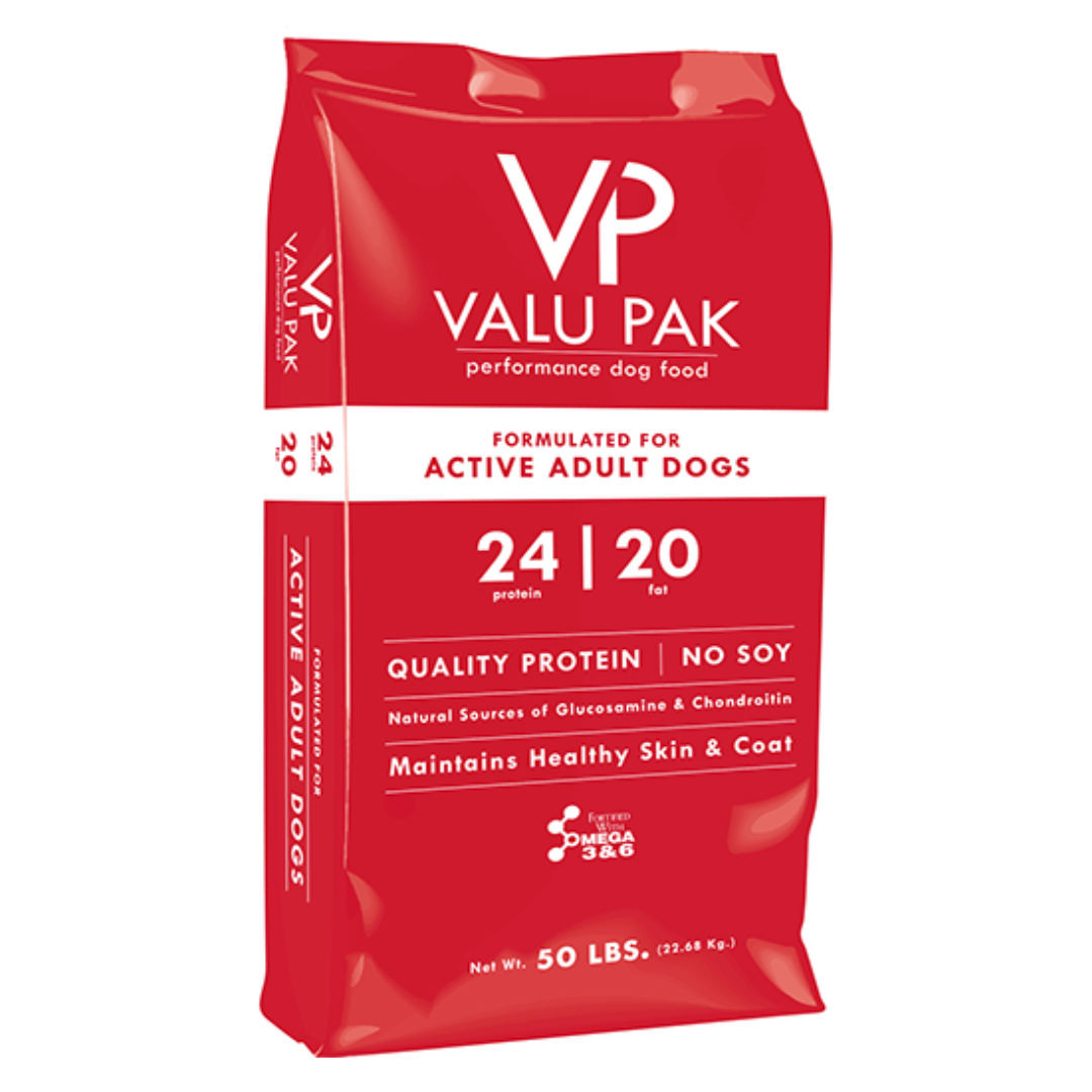 Valu-Pak 30-20 Adult Athlete Dog & Puppy Formula Dry Dog Food - Arcola Feed