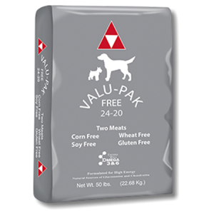 Valu-Pak Free 24-20 Dry Dog Food - Arcola Feed