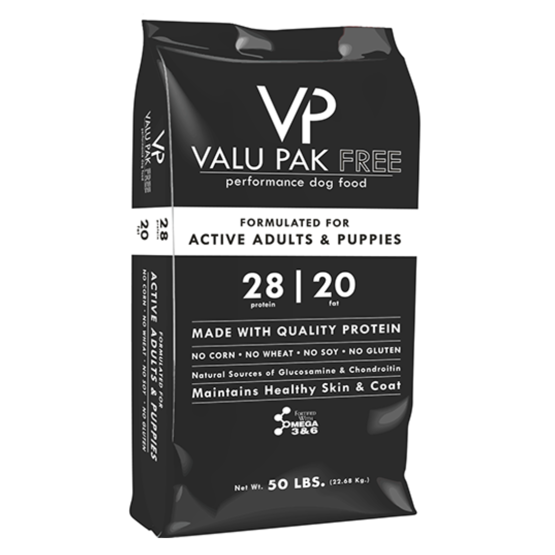 Valu-Pak Free 28-20 Dry Dog Food - Arcola Feed